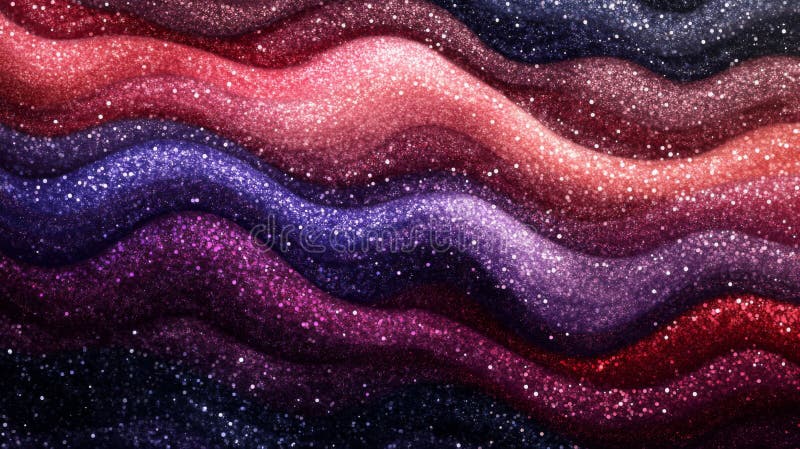 Abstract Glitter Wave Background Texture Stock Illustration ...