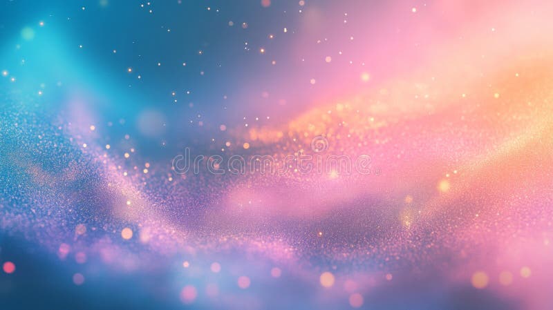 Abstract Glittering Background with Blue and Pink Hues Stock ...