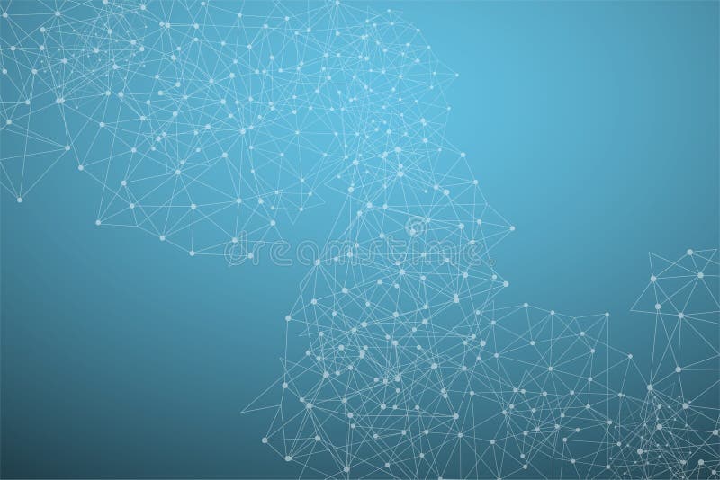 Abstract Global Digital Connection and Future Technology Concept ...