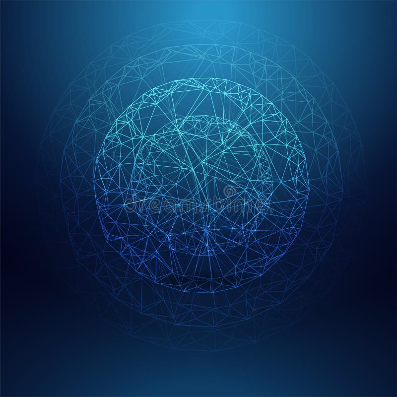 Abstract Global Digital Connection and Future Technology Concept ...