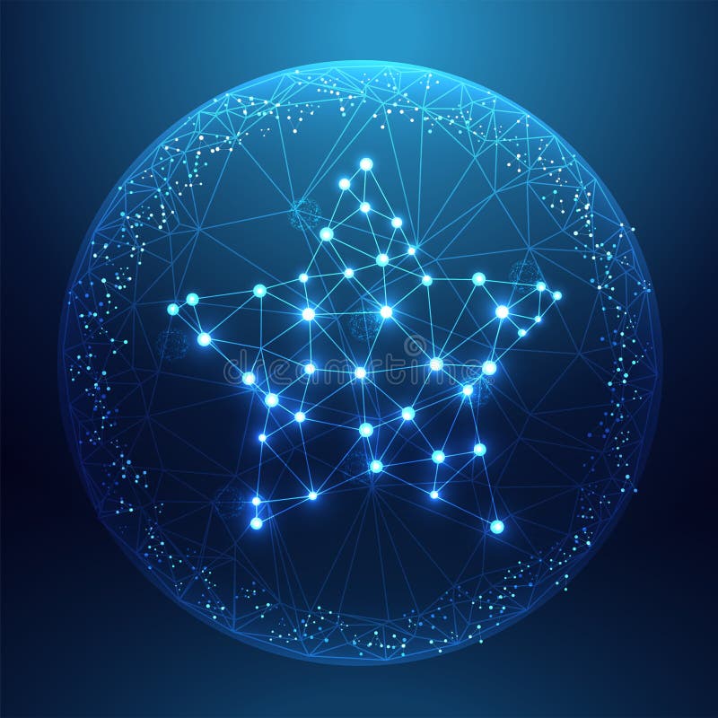 Abstract Global Digital Connection and Future Technology Concept ...