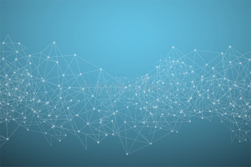 Abstract Global Digital Connection and Future Technology Concept ...