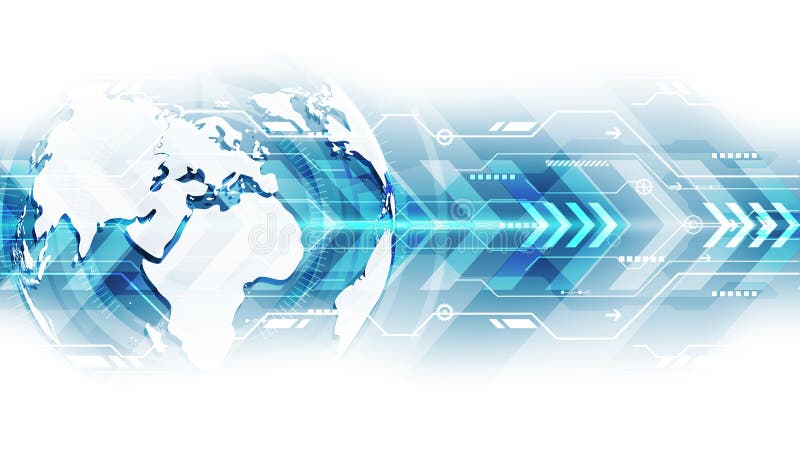 Abstract Global Infinity Computer Technology Concept Business ...