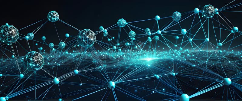 Abstract Global Network Representing the Intricate Connections. Web 3.0 ...