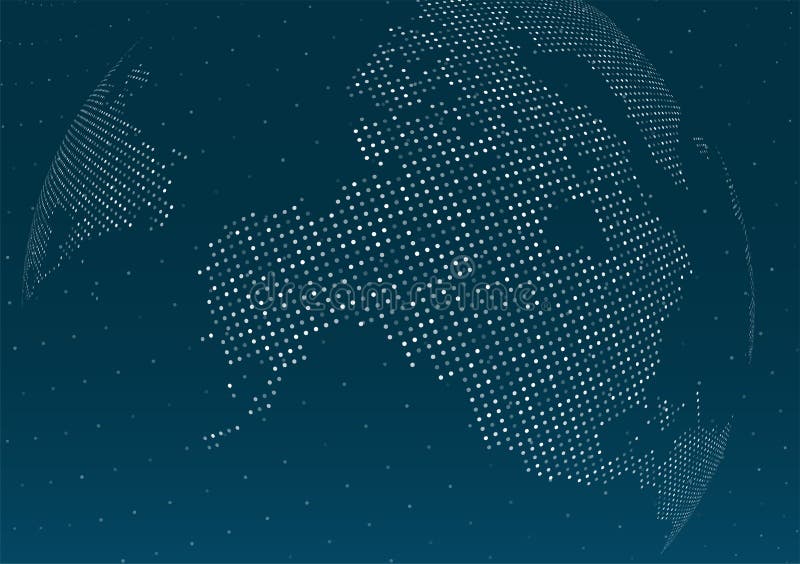 Abstract global technology stock vector. Illustration of connect ...