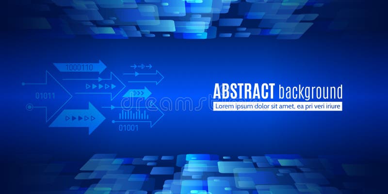 Abstract Global Technology Concept. Digital Internet Communication on ...