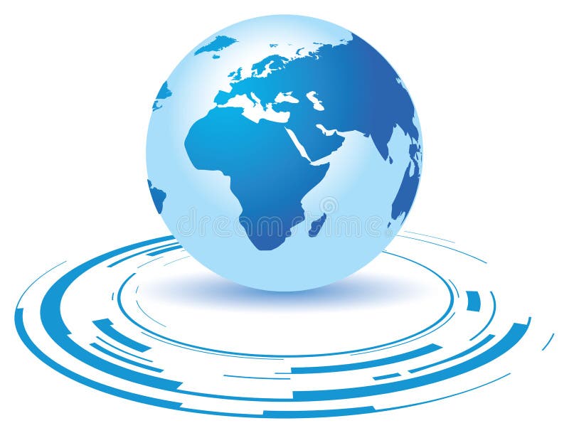 Abstract globe stock vector. Illustration of design, europe - 20345878