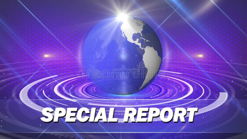 Abstract Globe Background Special Report Stock Video - Video of global ...