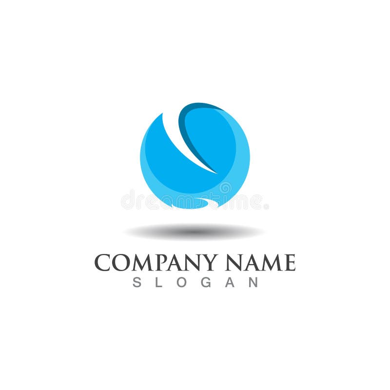 Abstract Globe Circle Logo Design Vector Isolated on White Background ...