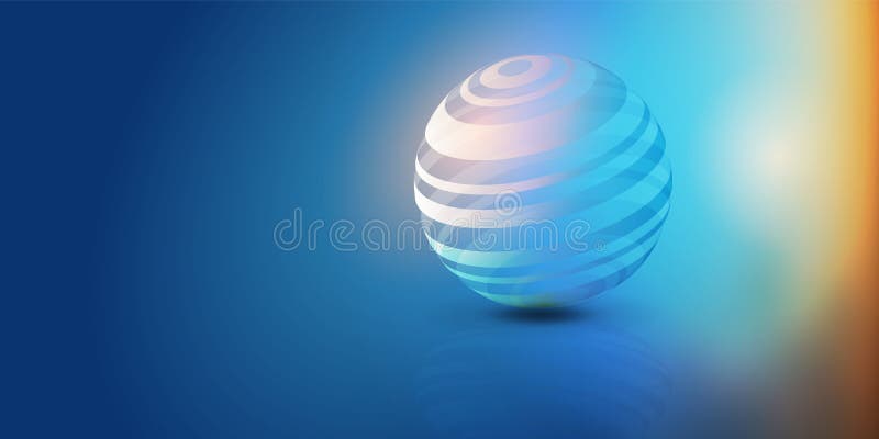 Abstract Globe Design Layout, Vector Template Stock Vector ...