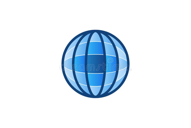Abstract Globe, Earth Logo Designs Inspiration Isolated on White ...