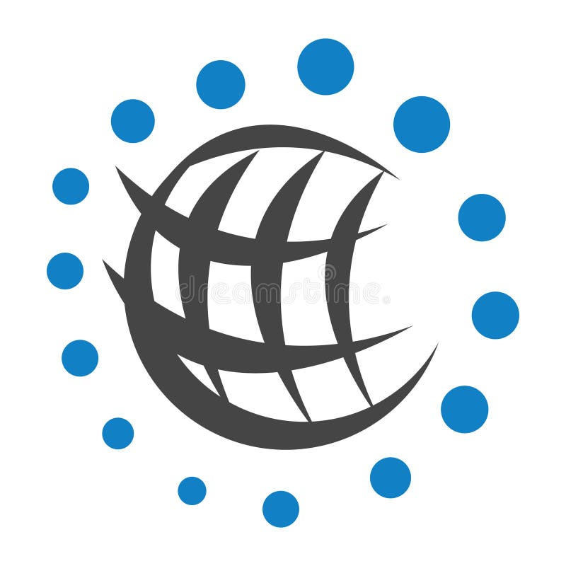 Abstract Globe Universal Logo Icon Template 1 Stock Vector ...