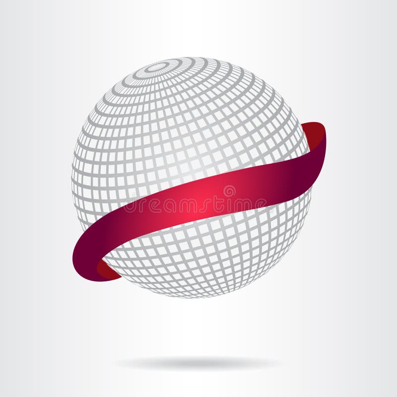 Abstract globe stock vector. Illustration of print, abstraction - 81959567