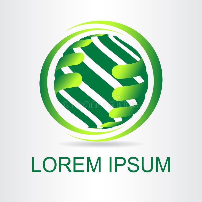 Abstract globe. stock vector. Illustration of branding - 82975024