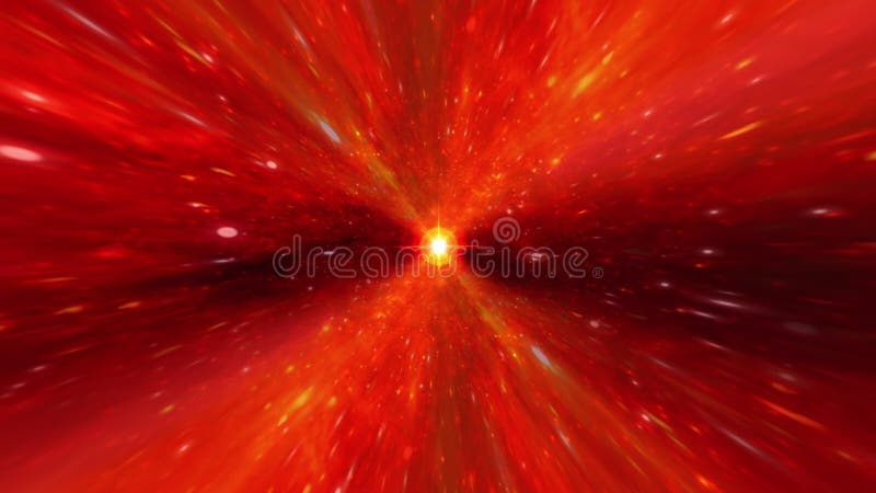 Hyperspace Warp Orang Red Tunnel Stock Footage - Video of warp ...