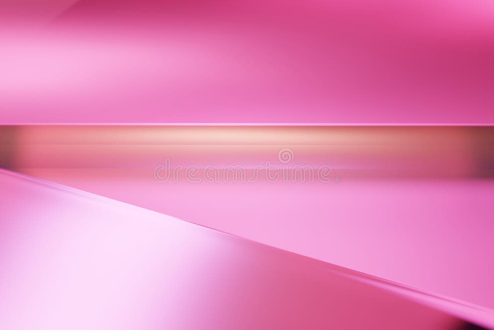 Abstract Glow Pink-gold Light Effect Background Stock Illustration ...