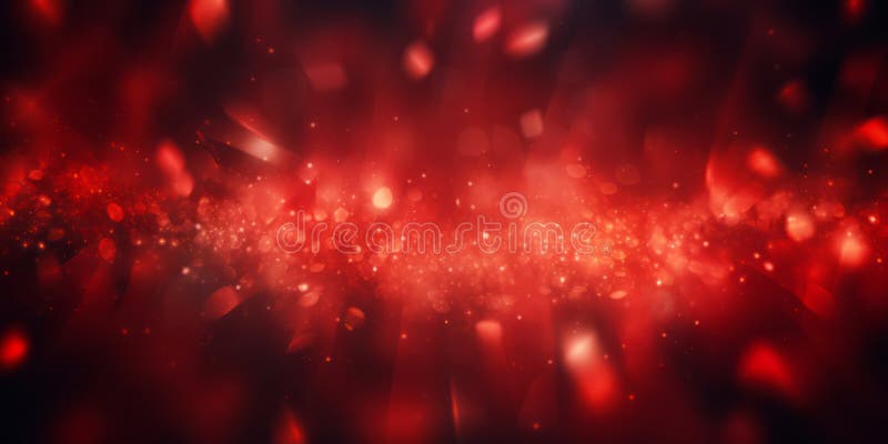 Abstract Glow Red Bokeh Particles. Background or Pattern, Creative ...