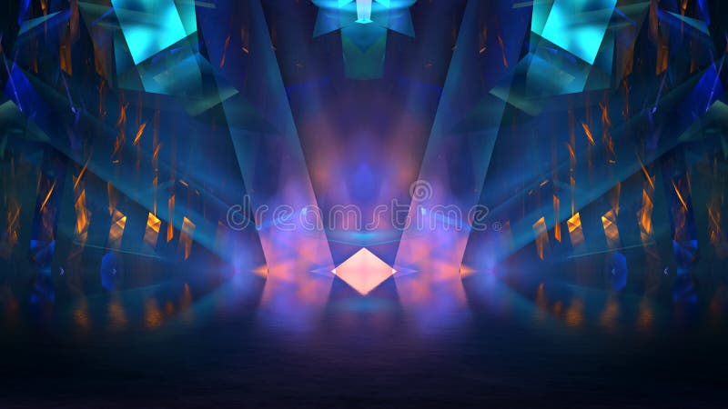 Abstract Glowing Background Digital Technology. Hi Tech Digital ...