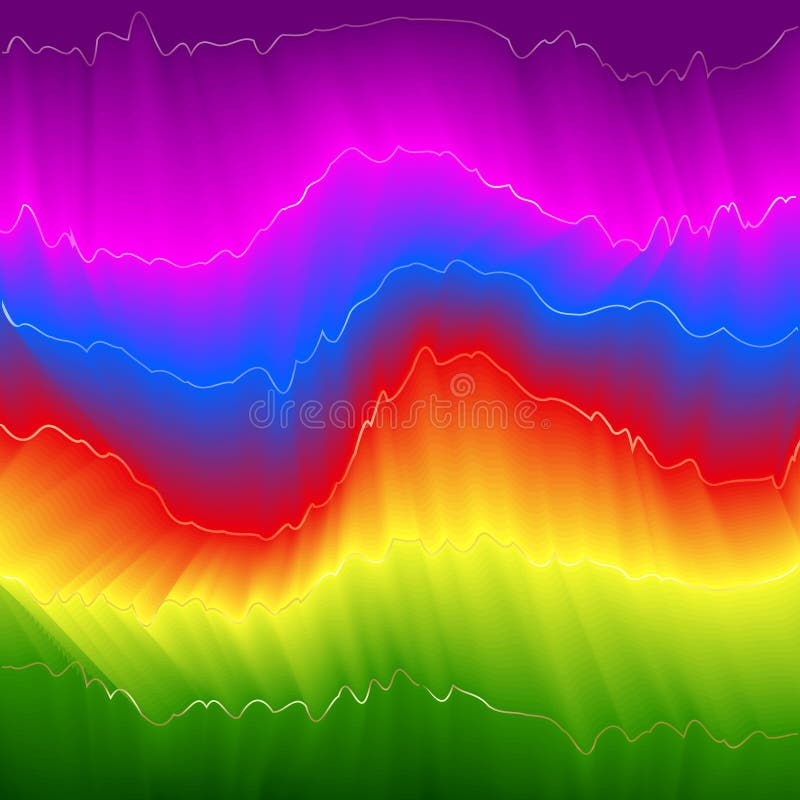 Rainbow Energy Abstract Background Stock Illustration - Illustration of ...