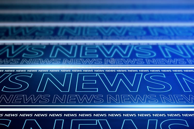 Abstract Glowing Breaking News Pattern Texture. Headline, Communication ...