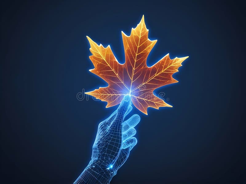 Maple Leaf Wireframe Stock Illustrations – 77 Maple Leaf Wireframe ...