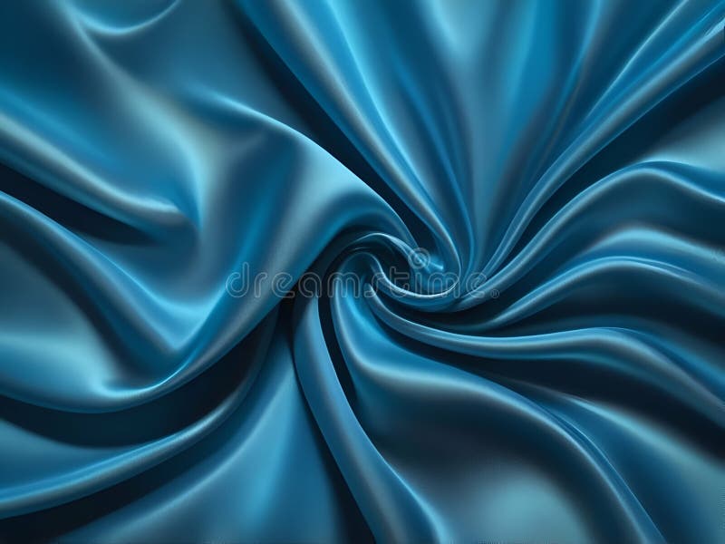 Abstract Glowing Blue Pearlescent Texture Fabric Stock Illustration ...