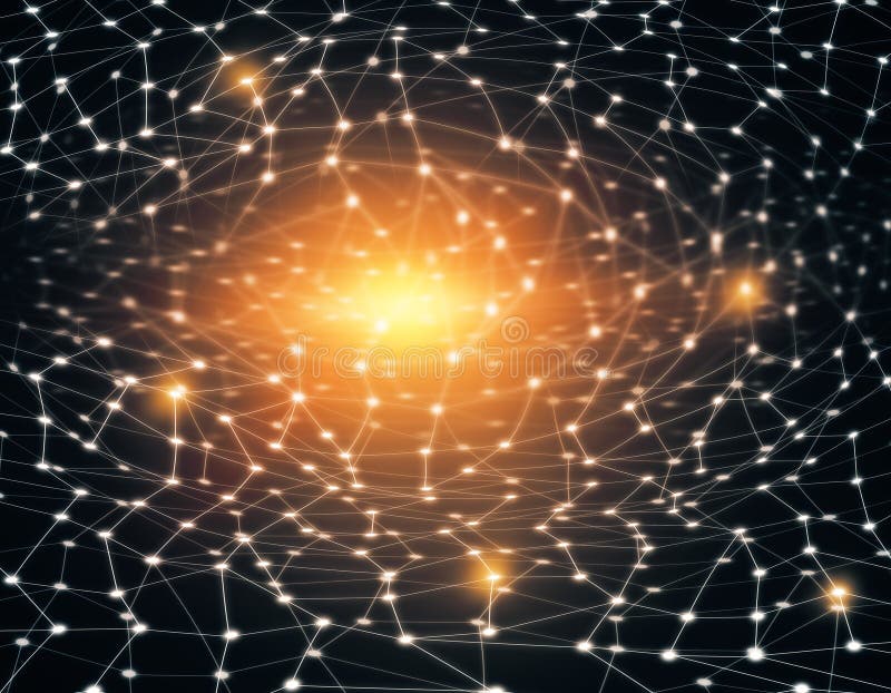 Bright Star Network Backdrop Stock Image - Image of mesh, background ...