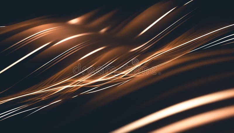 Abstract Glowing Brown Background with Soft Lines, Generative Al. Stock ...