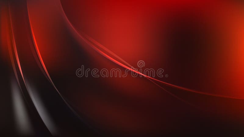 Abstract Glowing Cool Red Wave Background Image Stock Vector ...