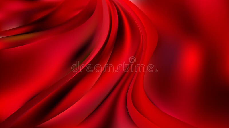 Abstract Glowing Cool Red Wave Background Image Stock Vector ...