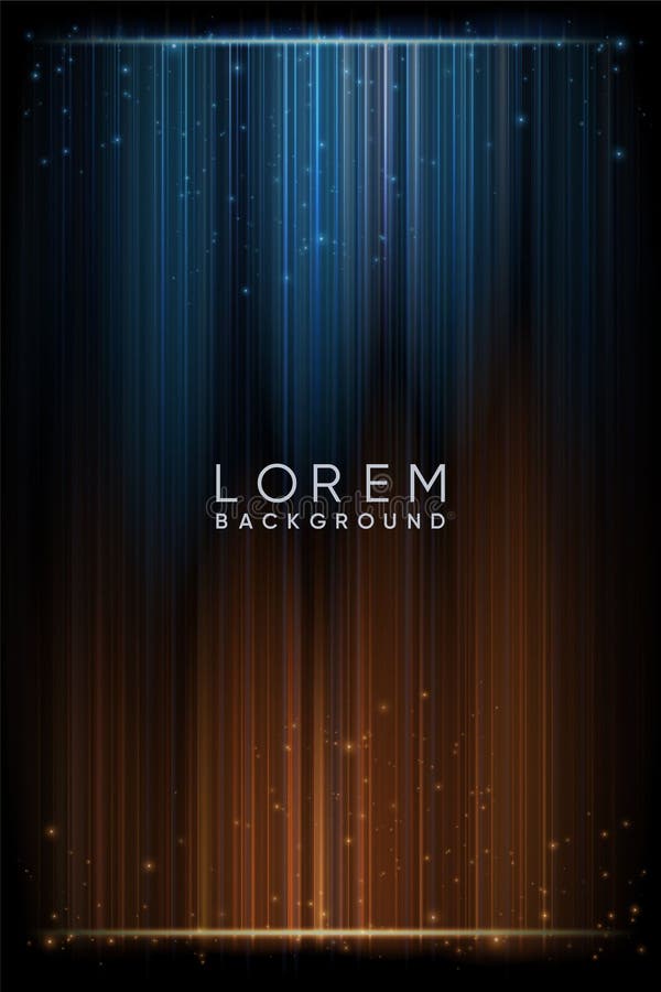 Abstract Glowing Diagonal Lighting on Dark Background with Lighting ...