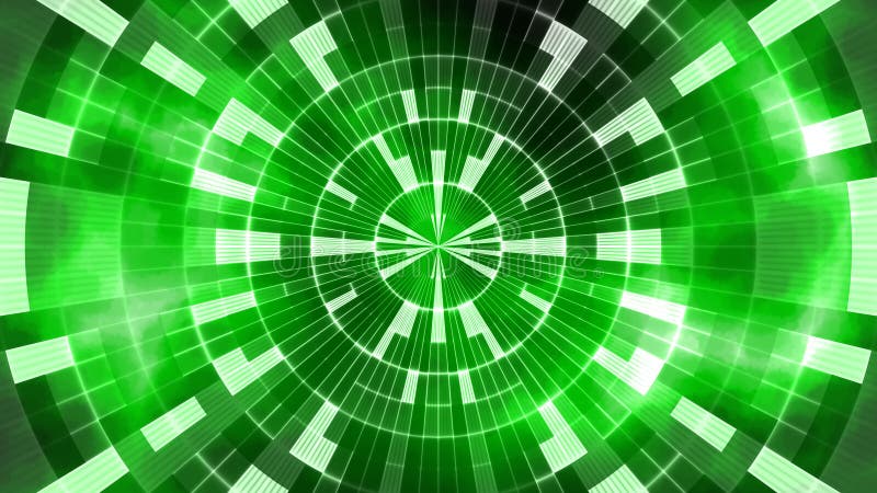 Abstract Glowing Green Digital Design Stock Illustration - Illustration ...