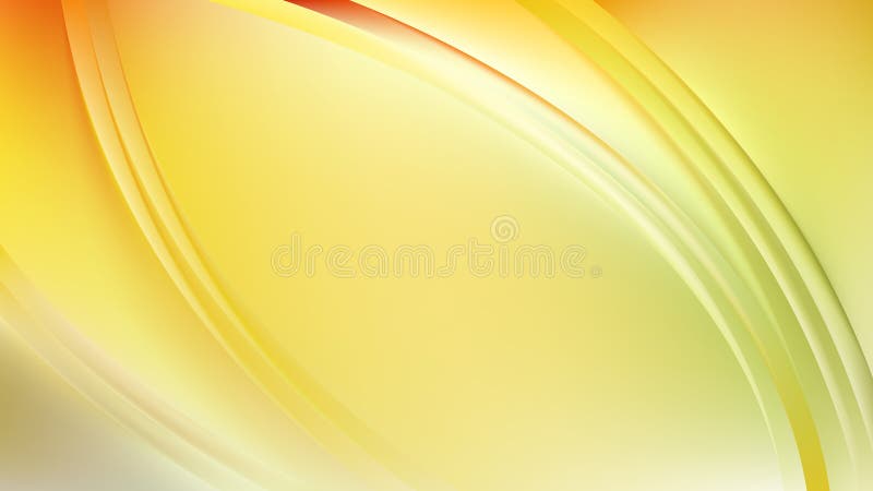 Abstract Glowing Light Yellow Wave Background Stock Vector ...