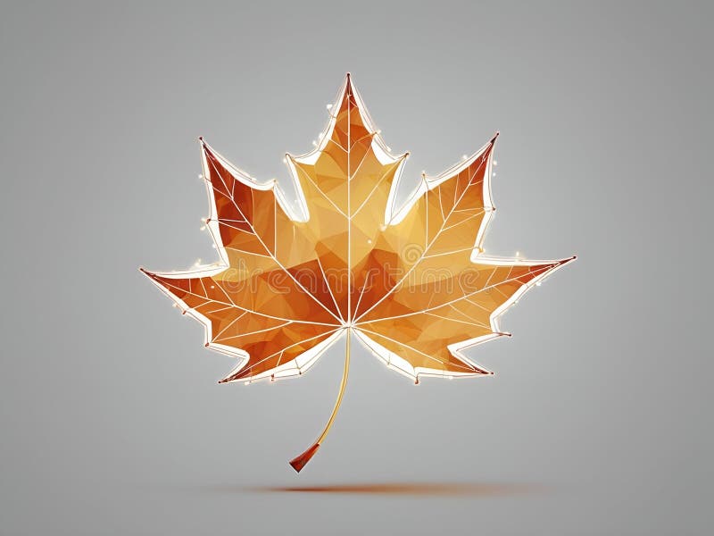 Maple Leaf Wireframe Stock Illustrations – 77 Maple Leaf Wireframe ...