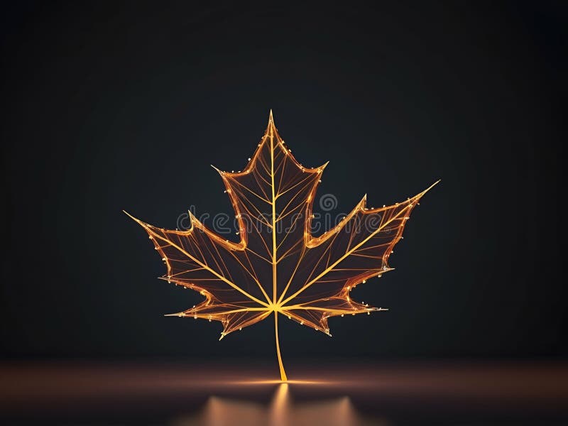 Maple Leaf Wireframe Stock Illustrations – 77 Maple Leaf Wireframe ...