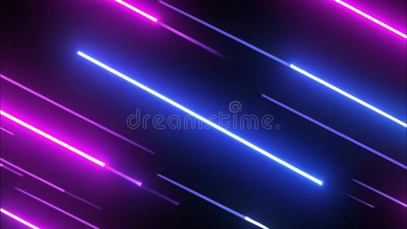 Abstract Glowing Neon Figures, Virtual Cyber Space Background. AI ...