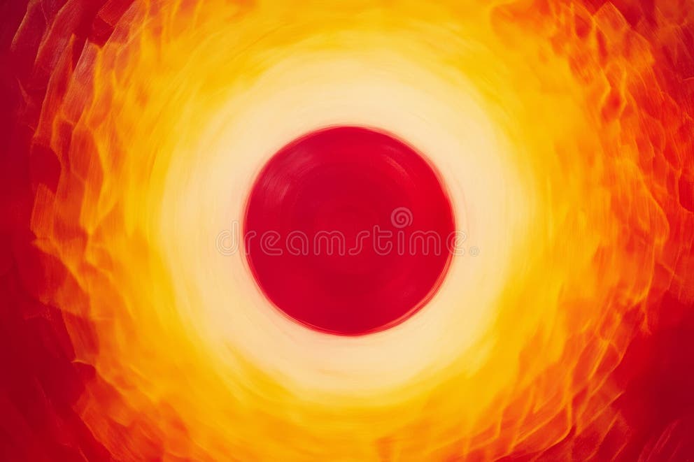 Abstract Glowing Orb Texture, Dynamic Yellow and Red Gradients ...