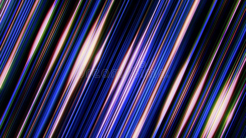 Orange Parallel Wave Lines Slow Flowing Animation on Isolated White ...