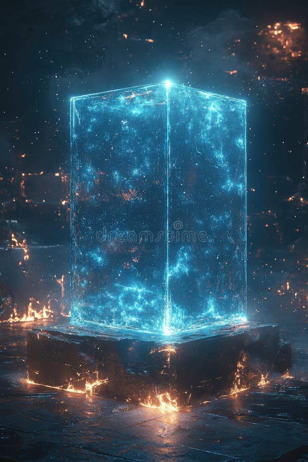 Abstract Glowing Pathway Illuminated in a Cosmic Ethereal Space Setting ...