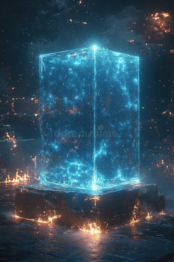 Abstract Glowing Pathway Illuminated in a Cosmic Ethereal Space Setting ...