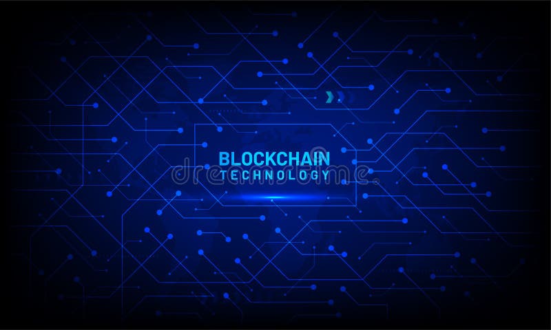 Distributed Ledger Computer Technology Concept Based Abstract Matrix Background. Stock ...