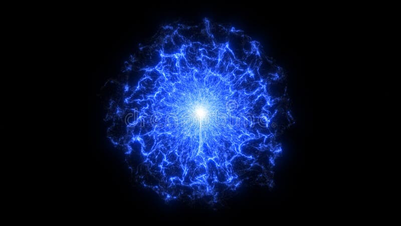 Abstract Glowing Plasma Burst. Energy Explosion Flame Wave Stock ...