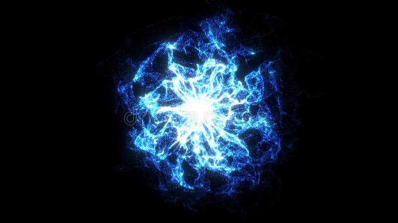 Plasma Wave Flowing and Evolving on Blue Background Stock Video - Video ...