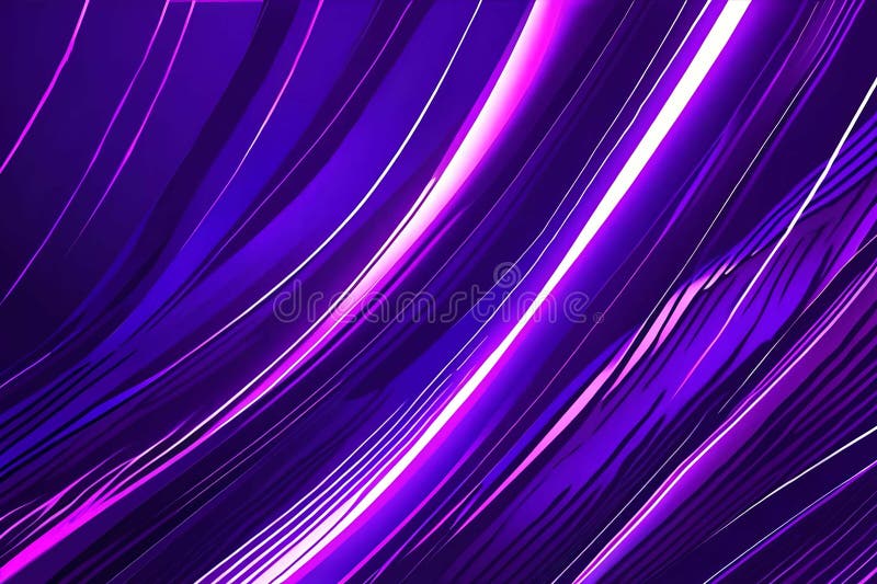 Abstract Glowing Purple Vertical Lighting Lines on Dark Purple ...