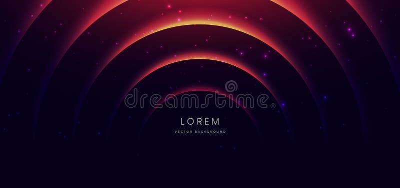 Abstract Glowing Red Curved Light Ray with Speed Motion Movingon Dark ...