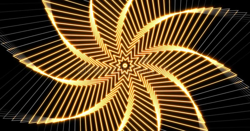 Abstract Glowing Spiral 3D Background, Optical Illusion Stock Video ...