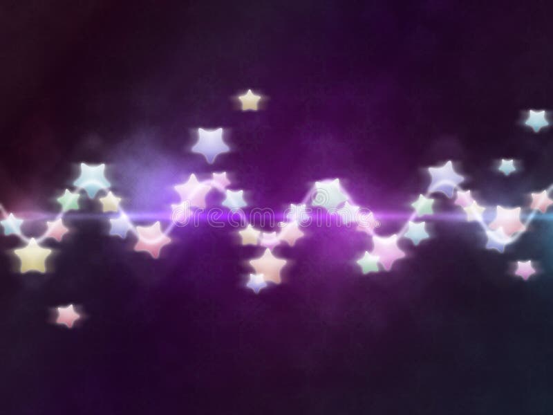 Abstract glowing stars stock illustration. Illustration of celebration ...