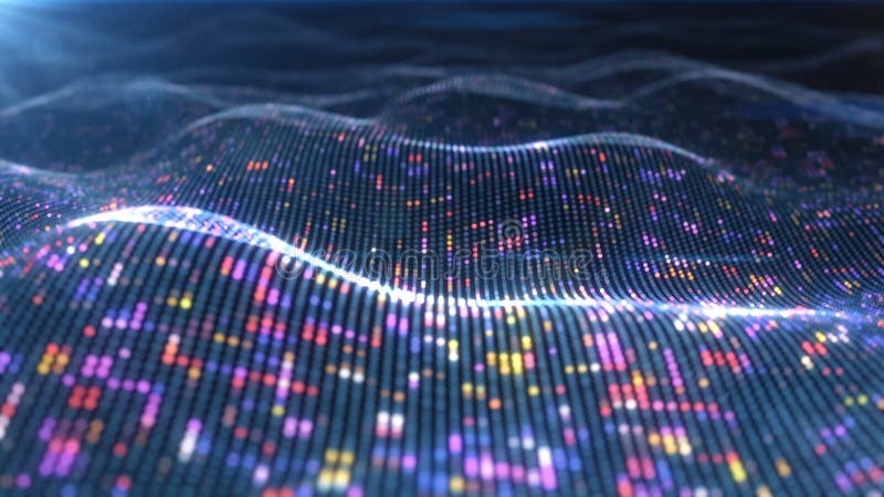 Abstract Glowing Virtual Neural Network of Artificial Intelligence ... Abstract Glowing Virtual Neural Network of Artificial Intelligence ...
