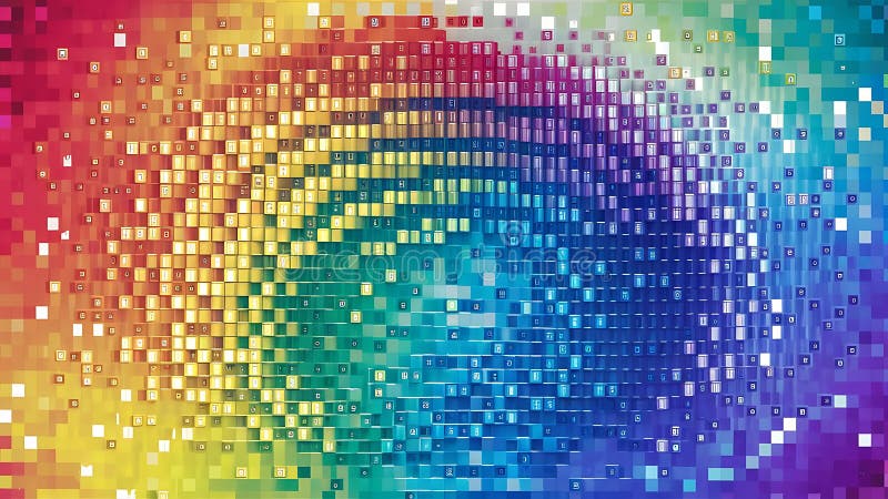 Abstract Glowing Wave Lines Background Dynamic Wave Pattern Modern