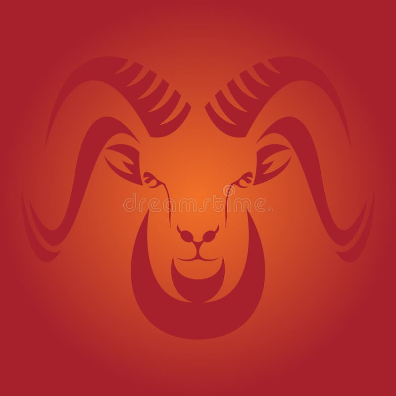 Abstract Goat stock vector. Illustration of cartoon, style - 90248198